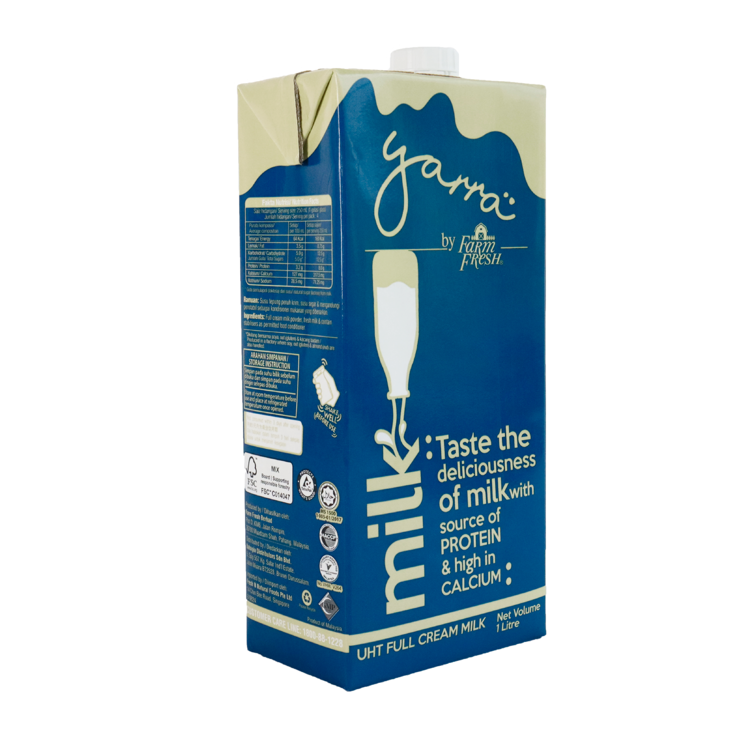 Yarra By Farm Fresh Uht Full Cream Milk Farm Fresh Malaysia