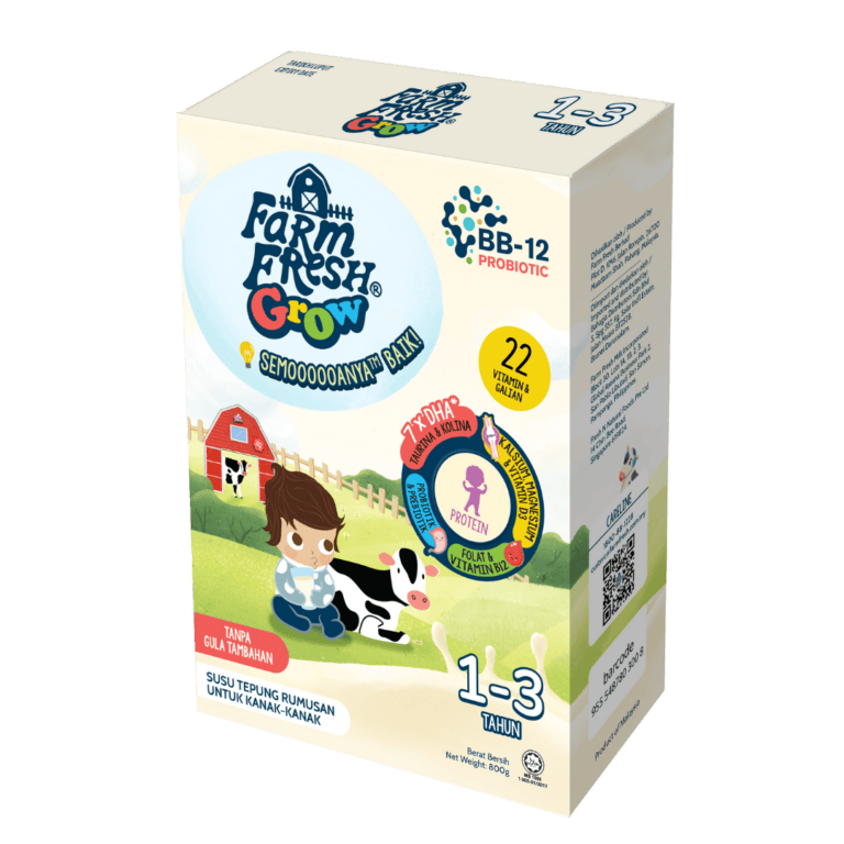 Farm Fresh Grow Milk Powder (1-3) - Farm Fresh Malaysia