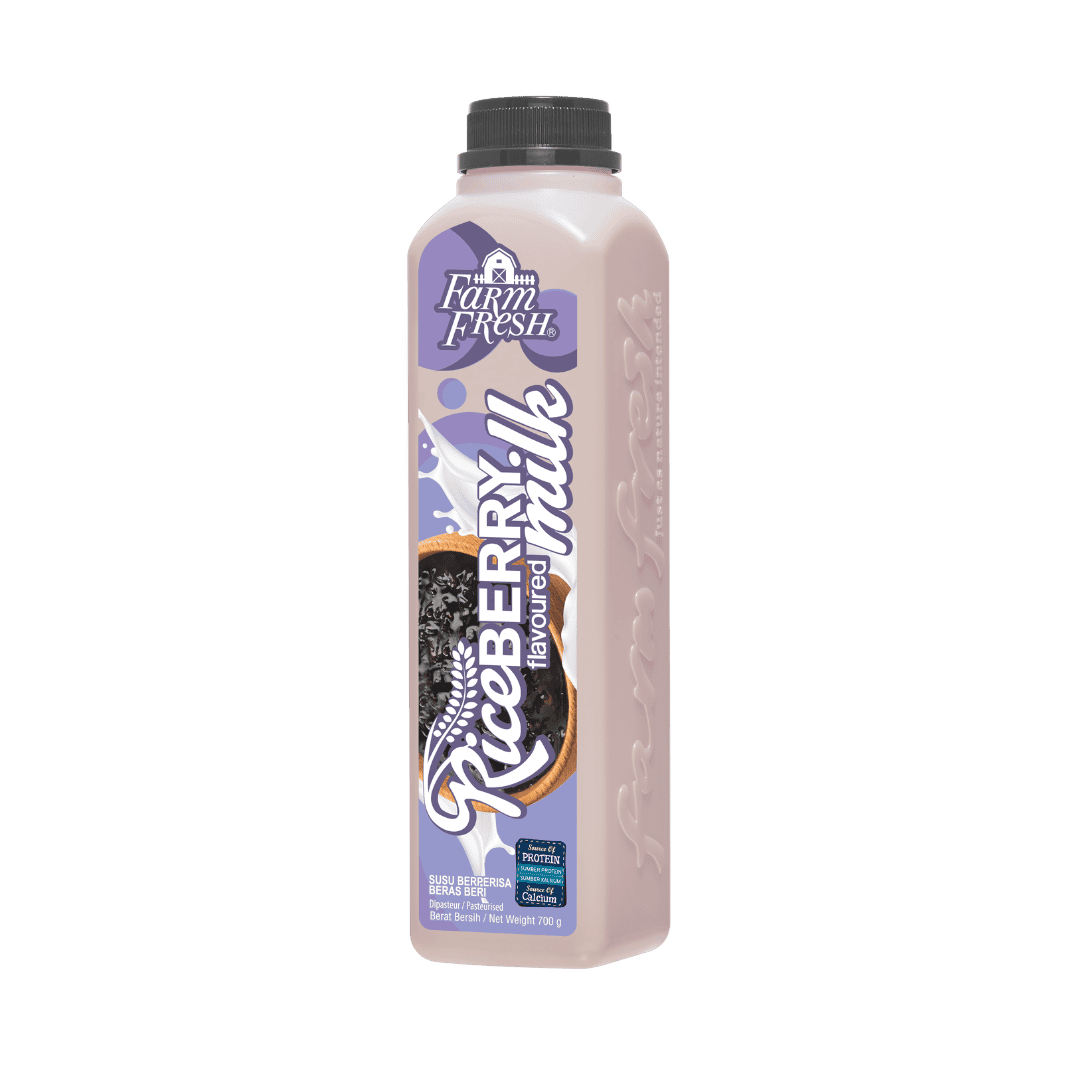 Riceberry Flavoured Milk - Farm Fresh Malaysia