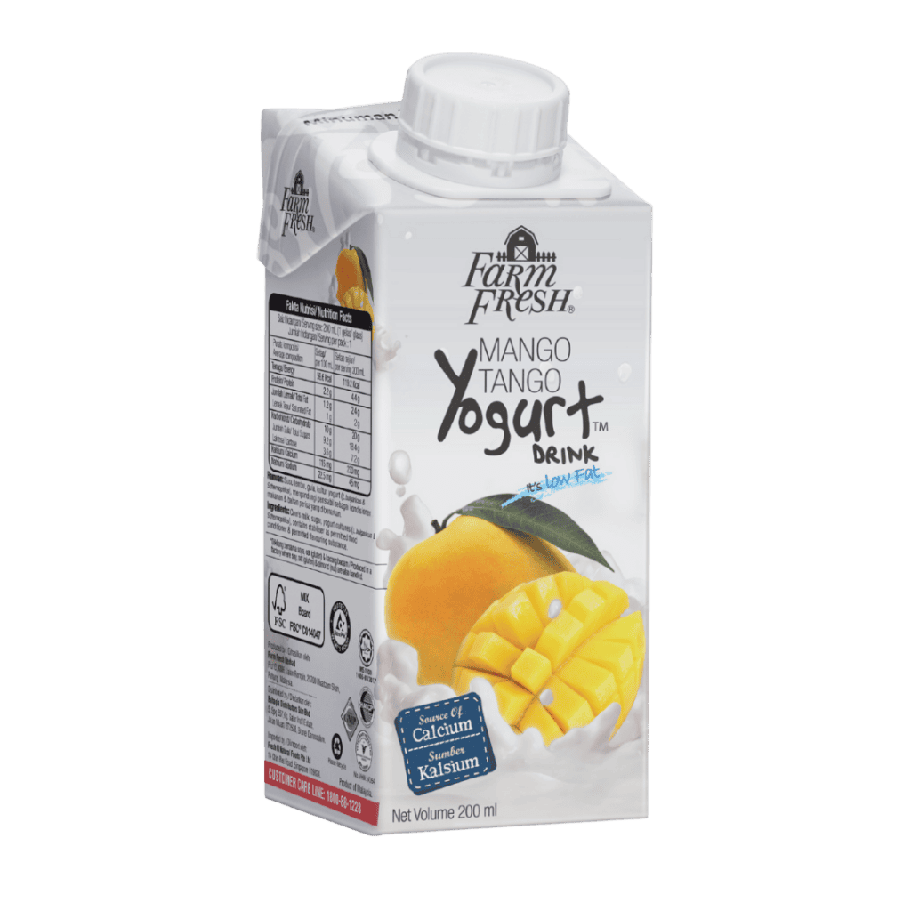 UHT Yogurt Drink - Mango - Farm Fresh Malaysia